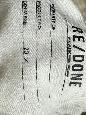 Re/Done | Jeans | Redone Cream Straightleg Chinos | Poshmark